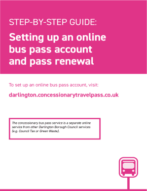 Fillable Online Setting up an online bus pass account and pass renewal ...