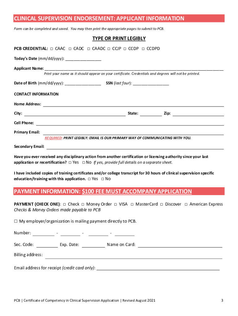 Fillable Online Quick Guide for Clinical Supervisors Fax Email Print - pdfFiller