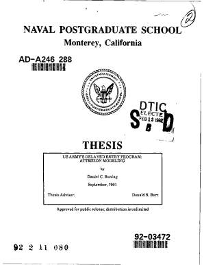 Fillable Online US Army's Delayed Entry Program. The United States ...