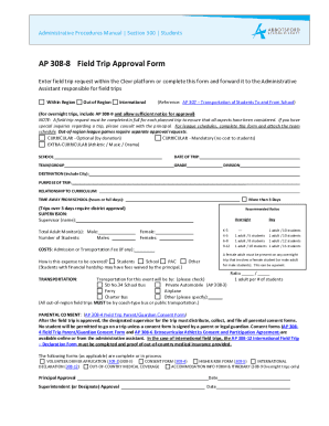 Fillable Online AP 308-7 Transportation Request Form Fax Email Print ...