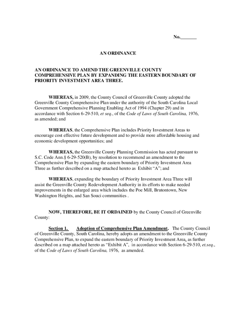 Fillable Online Greenville County's development code is changing. What ... Fax Email Print ...