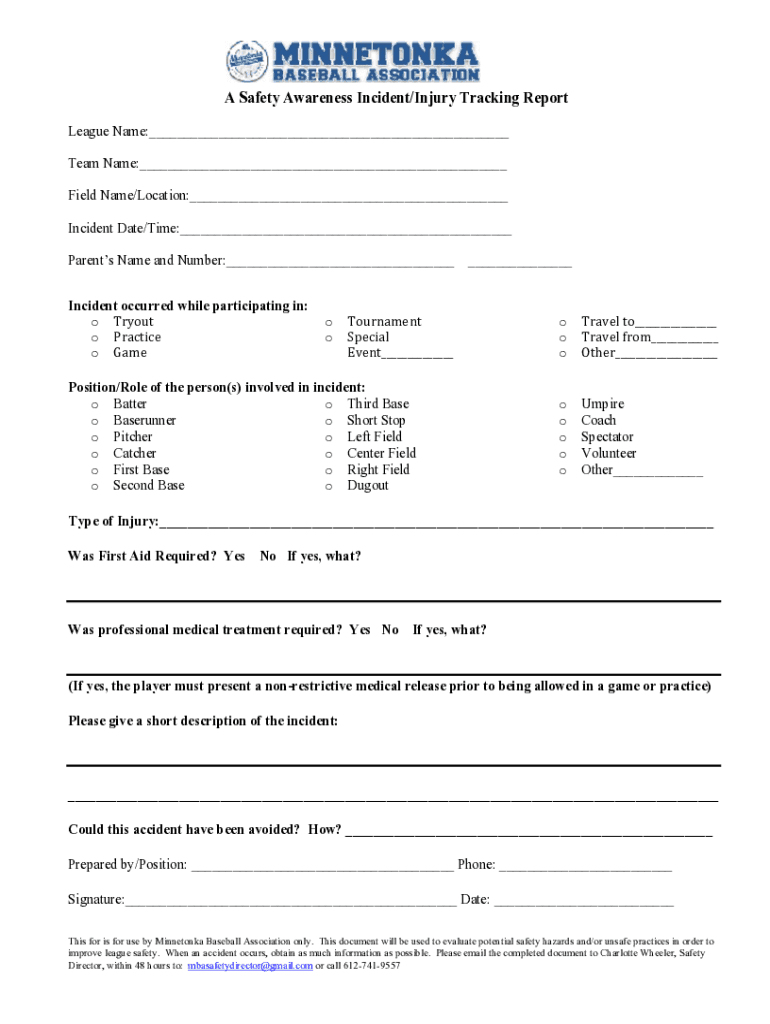 Fillable Online Incident/Injury Tracking Report Form - cloudfront.net ...