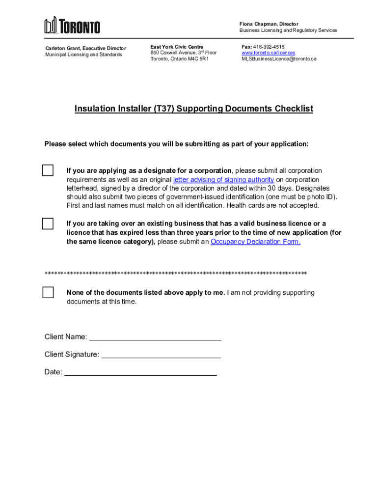 Fillable Online OCCUPANCY DECLARATION Our records indicate there is ...