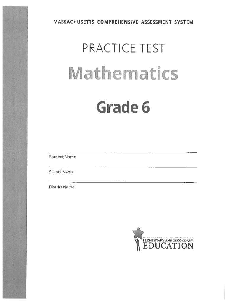 Fillable Online MAP Grade-Level Assessment Practice Form Math Grade 6 ...