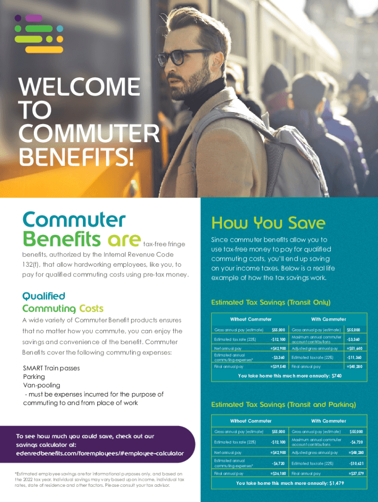 Fillable Online WELCOME TO COMMUTER BENEFITS! Fax Email Print - pdfFiller