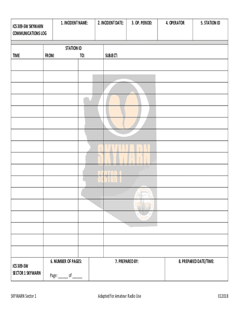 Fillable Online Weather Spotters - National Weather Service - NWS ...