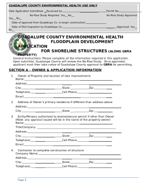 Step Five: Permitting Process - Texas General Land Office Doc Template ...