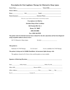 Fillable Online Letter-of-medical-necessity-for-sleep-apnea-appliances. ... Fax Email Print ...