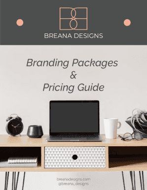 Fillable Online Branding Package: What to Include, Costs, and Examples ...