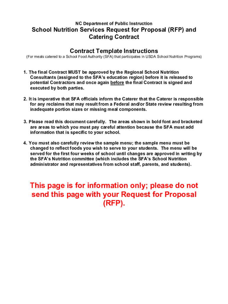 Fillable Online 1 NOTICE Changes to the Request for Proposal (RFP ...