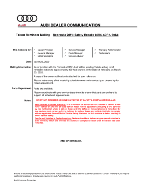 Fillable Online Vehicle Safety Recalls - RI DMV Fax Email Print - pdfFiller