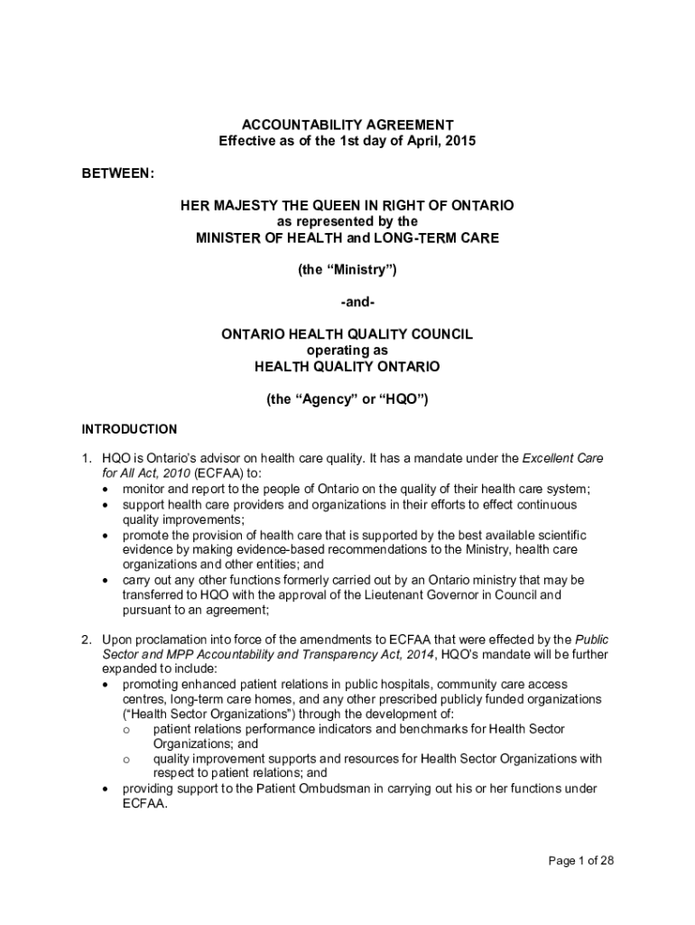 Fillable Online ACCOUNTABILITY AGREEMENT AMENDMENT Fax Email Print ...