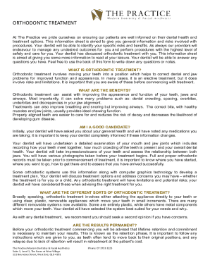 Fillable Online Orthodontic Contract And Consent Form JM.docx Fax Email ...