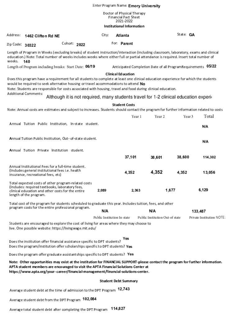 Fillable Online med emory Application ProcedureEmory School of Medicine ...