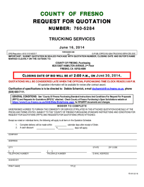 Fillable Online www2 co fresno ca NUMBER: 760-5284 Fax Email Print ...