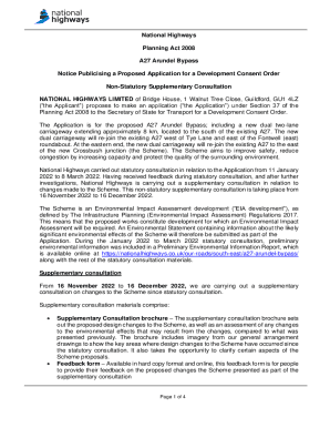 Fillable Online Section 48 notice - National Highways - Citizen Space ...