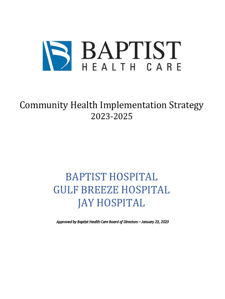Fillable Online BAPTIST HOSPITAL GULF BREEZE HOSPITAL JAY HOSPITAL Fax ...