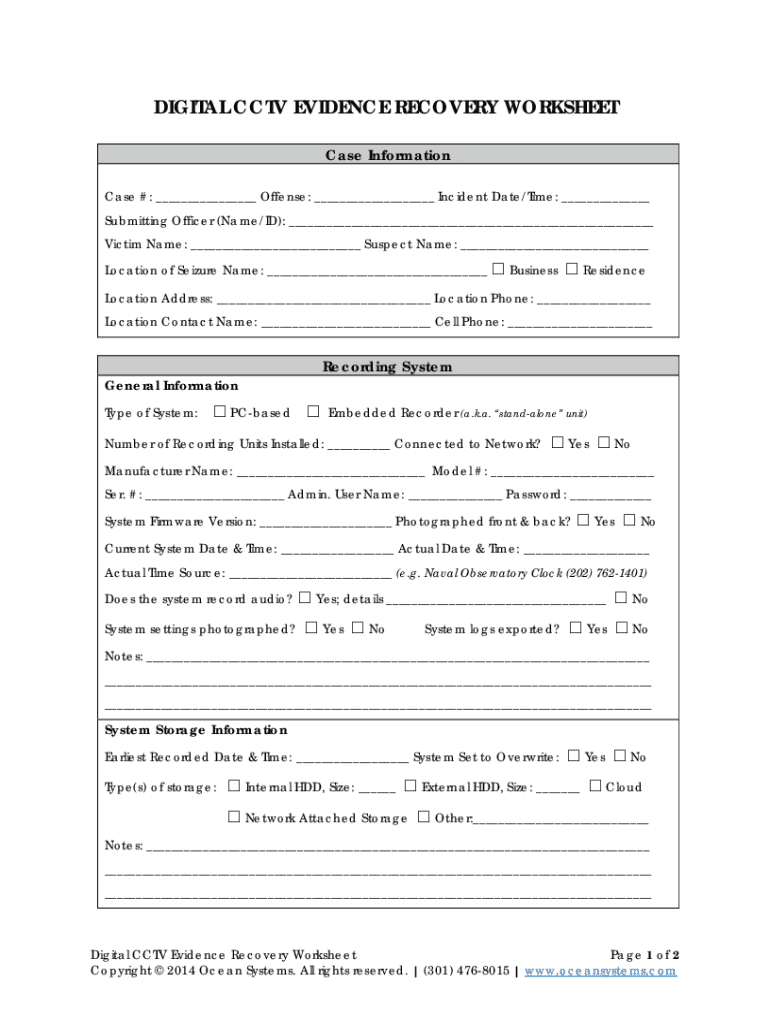 Fillable Online Department of Justice, Forensic Examination of Digital Evidence Fax Email Print ...