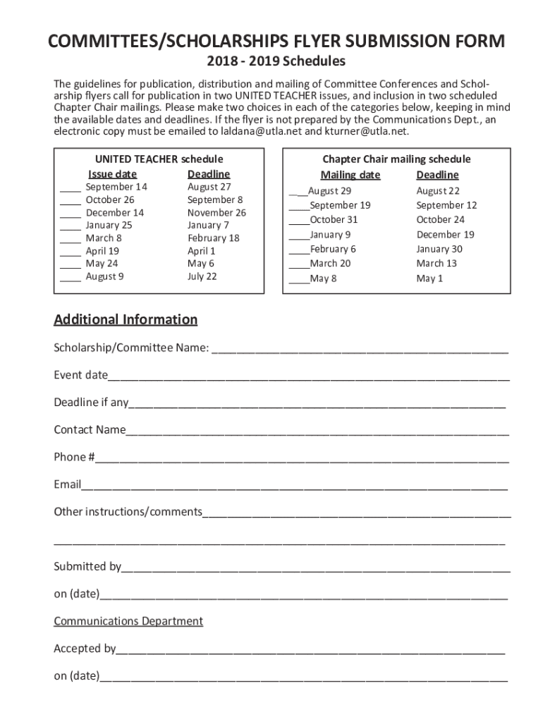 Fillable Online Submission Form 18-19-2.pdf Fax Email Print - pdfFiller