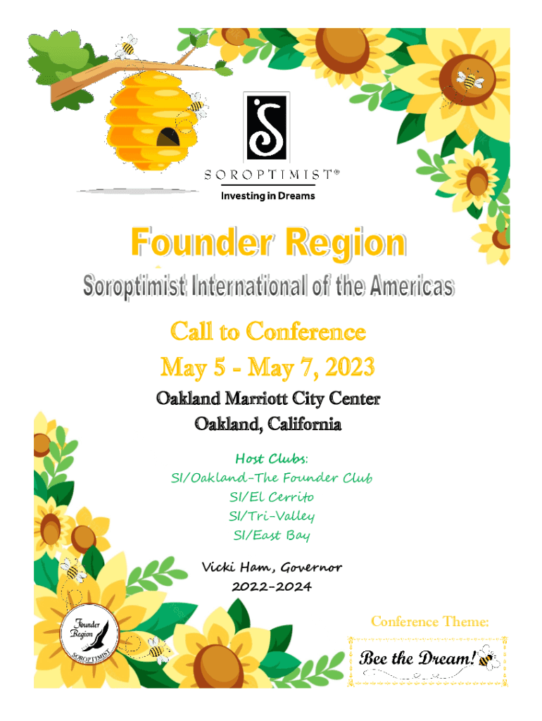 Fillable Online Soroptimist Founder Region Fax Email Print - pdfFiller