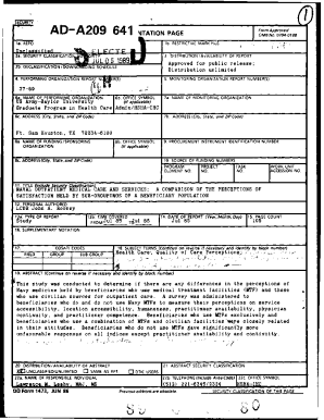 Fillable Online Naval Outpatient Medical Care and Services. This study ...