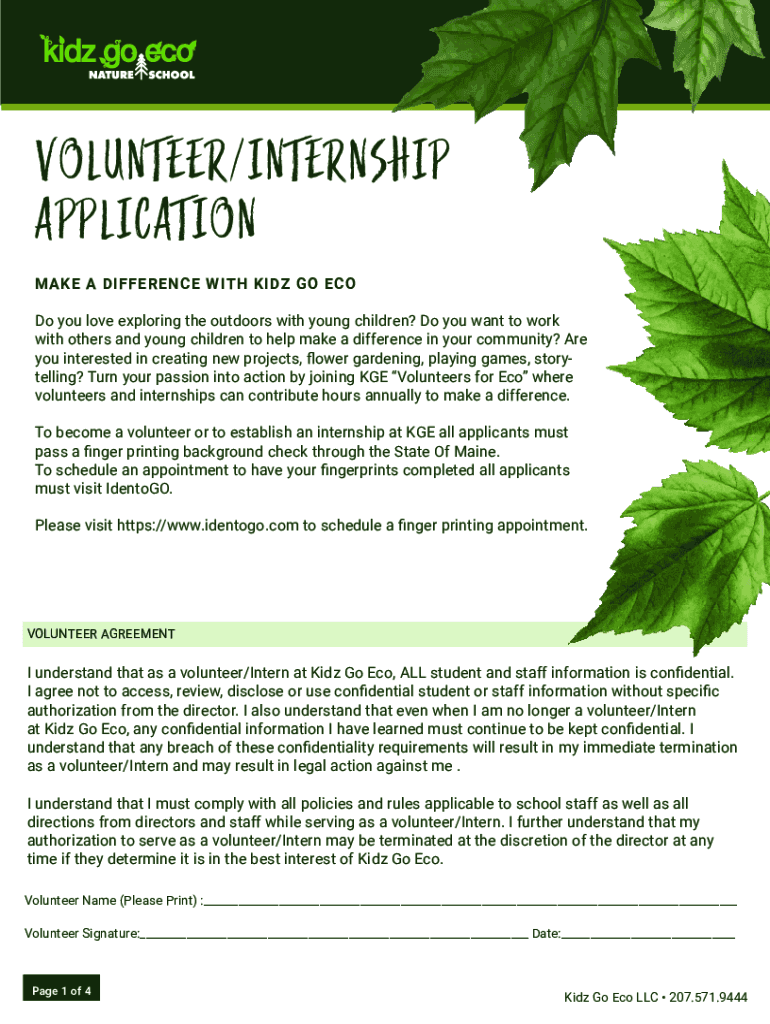 Fillable Online Volunteer Internshipsan Alternative to a Semester Abroad Fax Email Print - pdfFiller