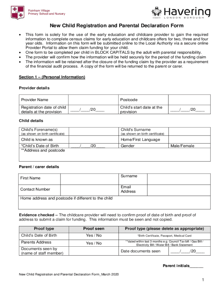 Fillable Online Model Agreement: Early years provision free of ... - School Jotter 3 Fax Email ...