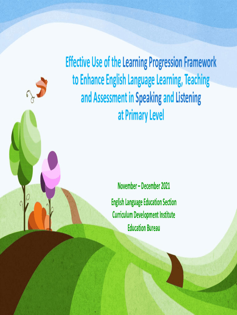 Fillable Online Effective Use Of The Learning Progression Framework To Fax Email Print
