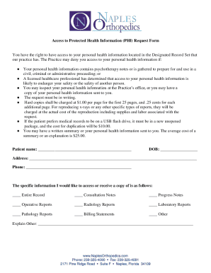 Fillable Online HIPAA, Patient Access, and Designated Record Sets Fax ...