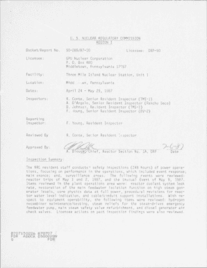 Fillable Online NRC Inspection Report 05000255/2018416 and ... Fax ...
