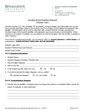 Fillable Online Request Academic Accommodation Letters Fax Email Print - pdfFiller