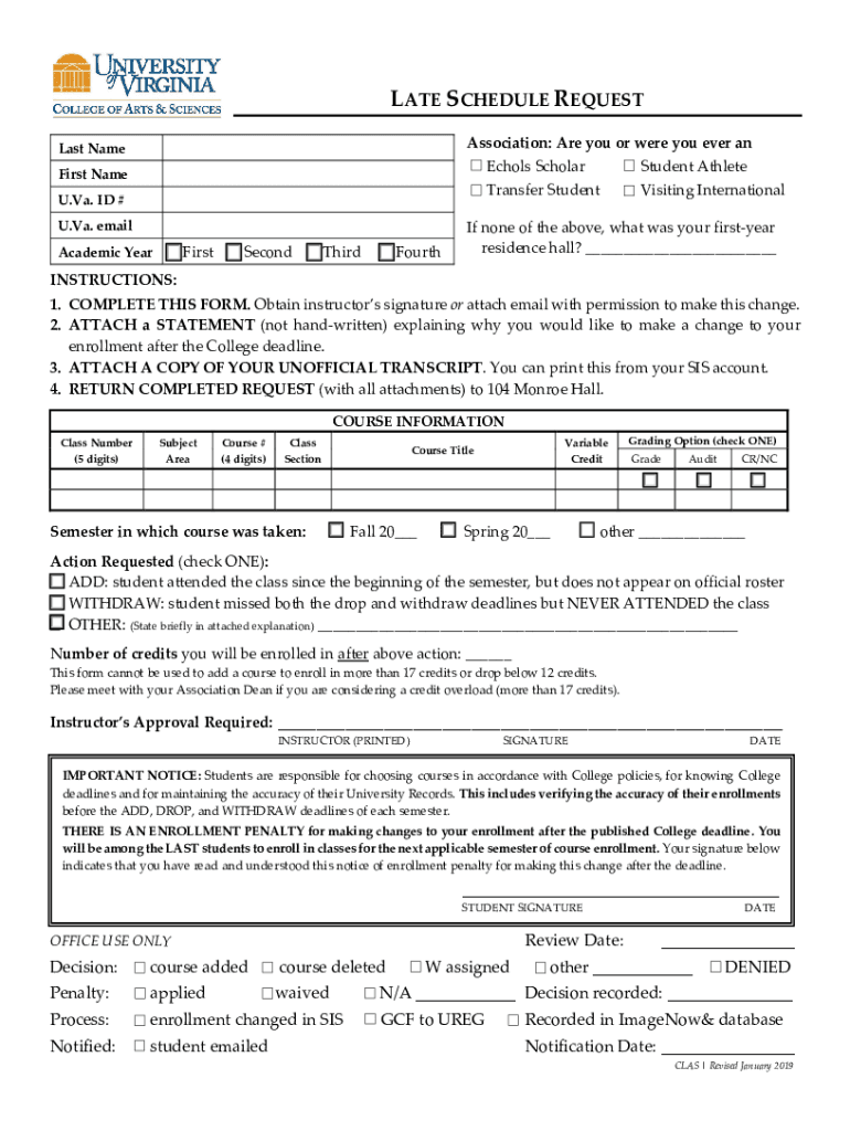 Fillable Online college as virginia GARRETT HALL - UVA Office of the Architect Fax Email Print ...