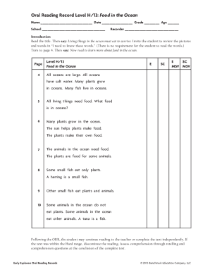 Fillable Online Name Date Grade Age Fax Email Print - pdfFiller