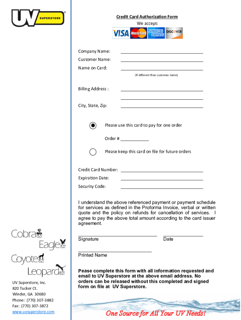 Fillable Online What Is a Credit Card Authorization Code? Updated 2023 ...