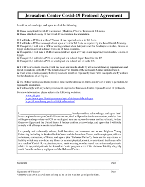 Fillable Online jerusalemcenter ce byu Immunization Waiver and Release ...