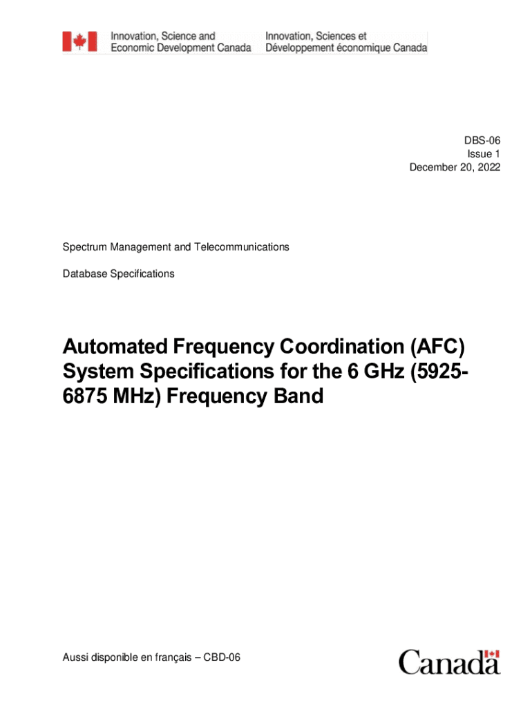 Fillable Online Spectrum Sharing Using Automated Frequency Coordination ...