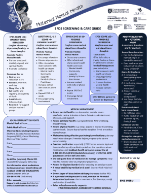 Fillable Online Using the EPDS as a screening tool - COPE Fax Email ...