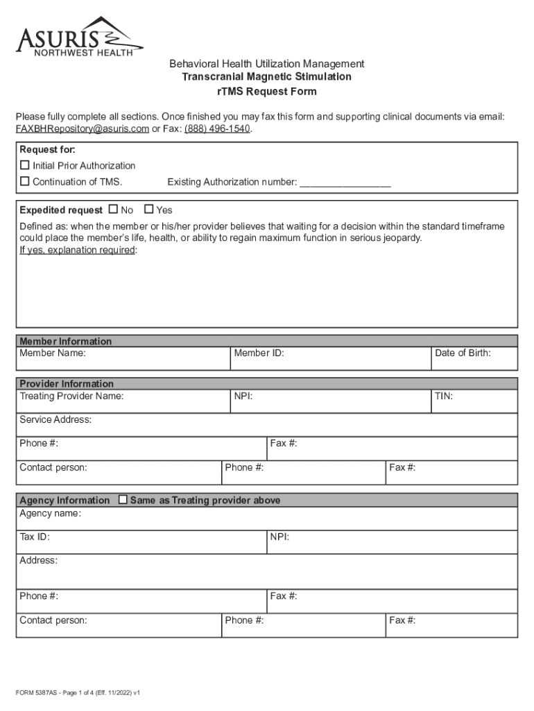 Fillable Online rtms request form standard Fax Email Print - pdfFiller