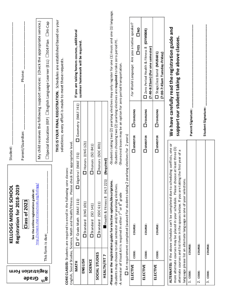 Fillable Online 8th REG FORM.doc Fax Email Print - pdfFiller