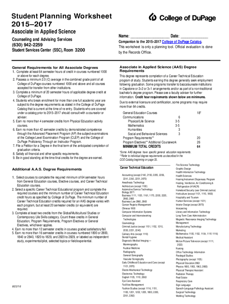 Fillable Online Associate Degrees (AA/AS/AS-UCT) and Certificates of ...