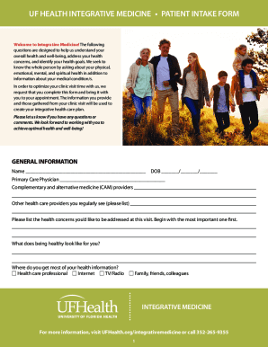 Fillable Online INTEGRATIVE HEALTH SERVICES REGISTRATION FORM Fax Email ...