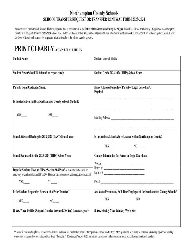 Fillable Online Employee Transfer Request Form.pdf Fax Email Print ...