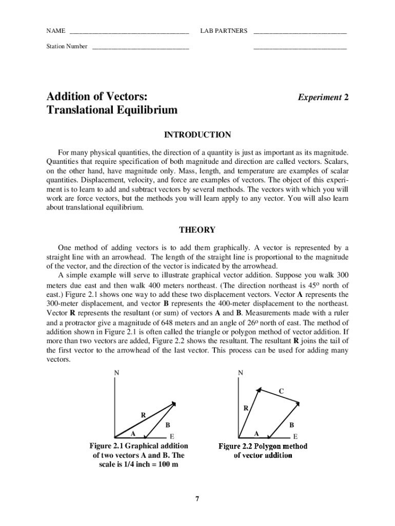Fillable Online 1101 EXP2 - NAME LAB PARTNERS Station Number Addition of... Fax Email Print ...
