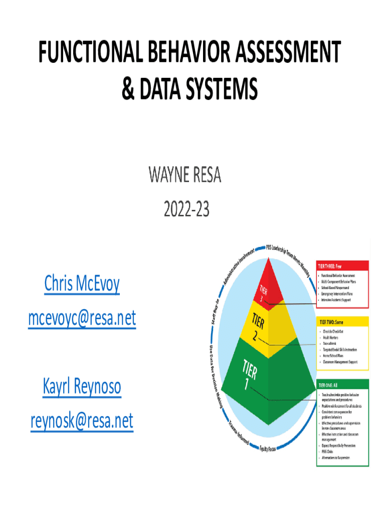 Fillable Online Functional Behavior Assessment & Data Systems Fax Email Print - pdfFiller