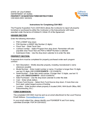 Fillable Online aging ca Forms - California Department of Aging - CA ...