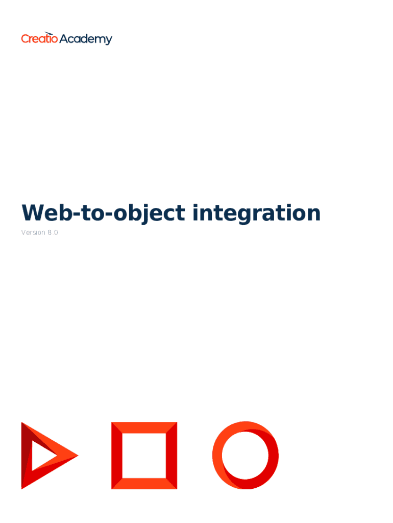 Fillable Online Web-to-object integration Fax Email Print - pdfFiller