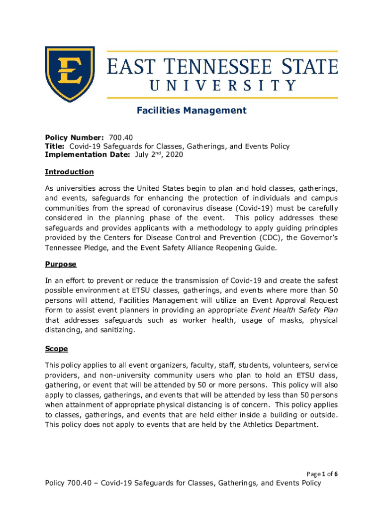 Fillable Online Space Consolidation, Transitioning & Planning Post Covid ... Fax Email Print ...