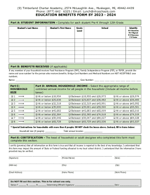 Fillable Online Education Benefits Form Fax Email Print - pdfFiller