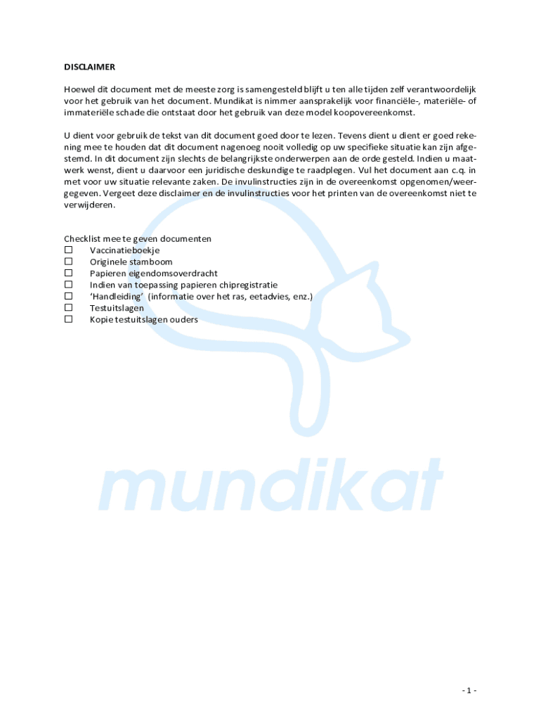 Invulbaar Online Model koopovereenkomst Mundikat met disclaimer v2.pdf ...