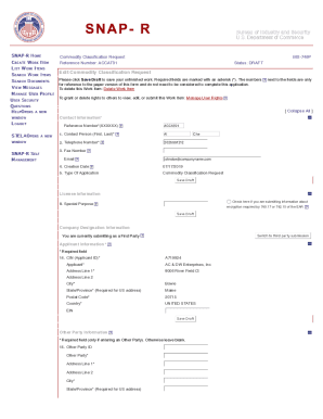 Fillable Online Form BIS 748 P Commodity Classifications Without ...